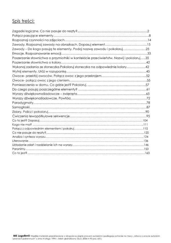 Opóźniony rozwój mowy – karty pracy do terapii cz.1 – Teczka Logopedy Akredytowane szkolenia ...